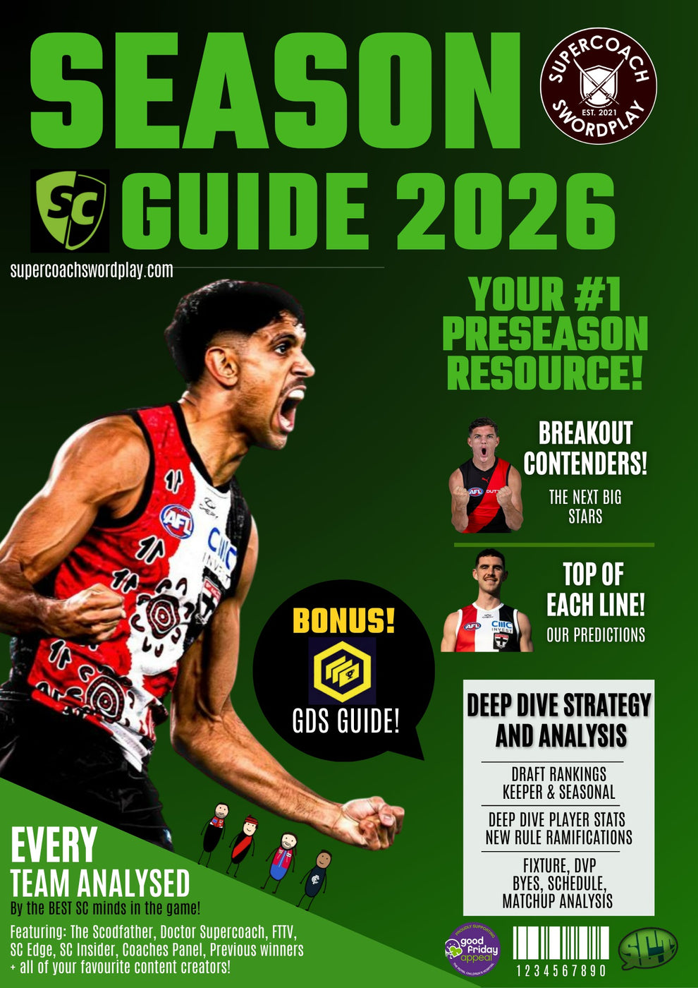 Swordplay SuperCoach/GDS Season Guide 2026 – SuperCoach Swordplay